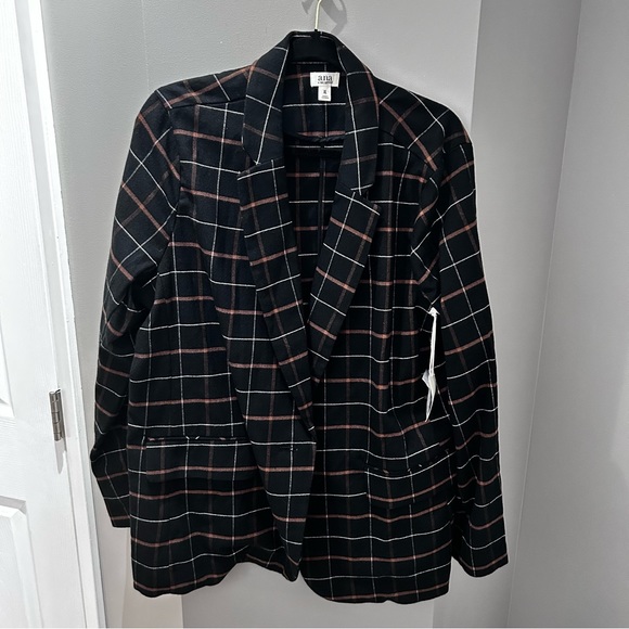 a.n.a | Jackets & Coats | Ana A New Approach Black Plaid Blazerxl ...